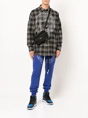 HACULLA. Slogan-print Skull Shirt - Grey