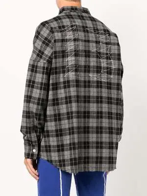 HACULLA. Slogan-print Skull Shirt - Grey