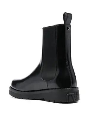 Valentino Garavani Leather Chelsea Boots