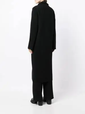 LISA YANG Single-breasted Fitted Coat - Black