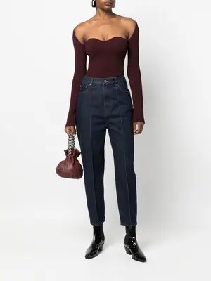 TOTEME High-waist Cropped Jeans
