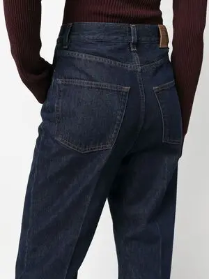 TOTEME High-waist Cropped Jeans
