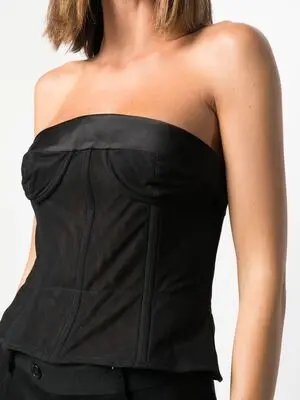 MAISON MARGIELA Tulle Bustier Top