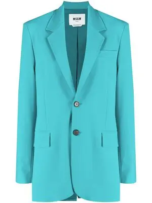 Msgm Straight Hem Blazers For Women