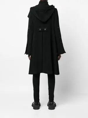 Yohji Yamamoto Double-breasted Cape-style Coat
