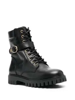 Tommy Hilfiger Ankle-length Leather Biker Boots