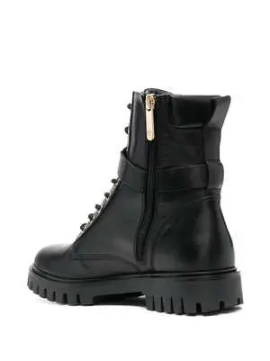 Tommy Hilfiger Ankle-length Leather Biker Boots