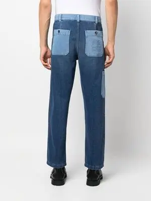 Etro Patchwork Straight-leg Jeans