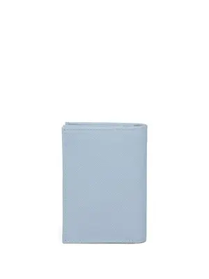 Prada Small Logo-plaque Wallet - Blue