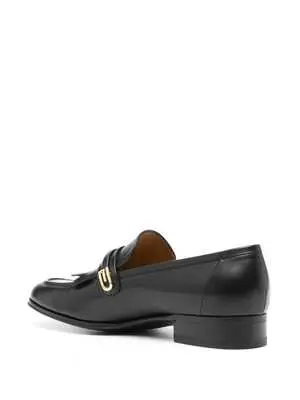 Gucci Fringe-detail Leather Loafers
