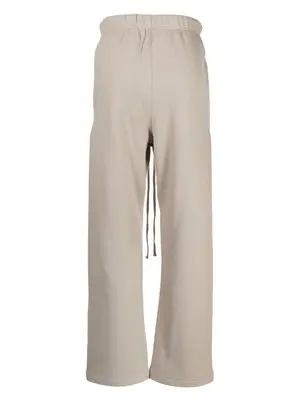 Fear Of God Logo-patch Drawstring Track Pants - Grey