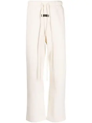 Fear Of God Logo-patch Drawstring Track Pants - White