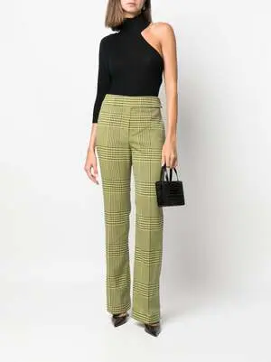 Alexandre Vauthier Houndstooth Flared Trousers