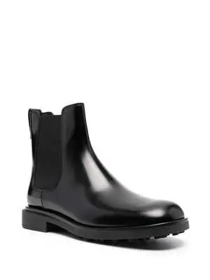 TOD'S Elasticated Ankle Boots - Black