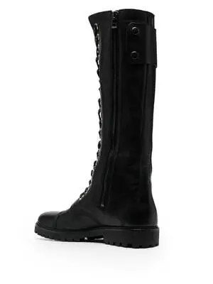 Zadig&Voltaire Leather Knee-high Boots - Black