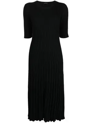 JOSEPH Ribbed-knit Merino Wool Dress