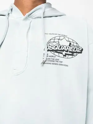 Dsquared2 Logo-print Cotton Hoodie