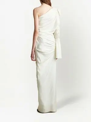 Khaite Apollo One-shoulder Long Dress