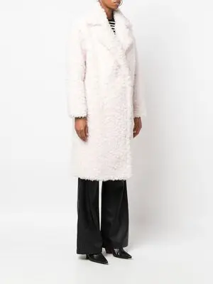 YVES SALOMON Woven Wool Maxi Coat