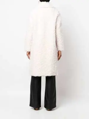 YVES SALOMON Woven Wool Maxi Coat