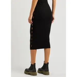 Cotton Citizen Capri Cut-out Stretch-cotton Midi Skirt