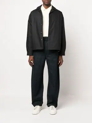 COSTUMEIN Notched-collar Shirt Jacket - Green