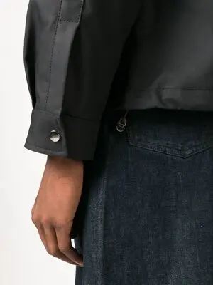 COSTUMEIN Notched-collar Shirt Jacket - Green