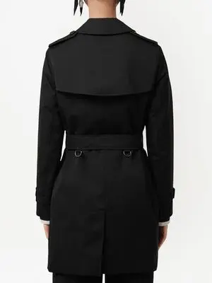 Burberry Kensington Heritage Trench Coat - Black