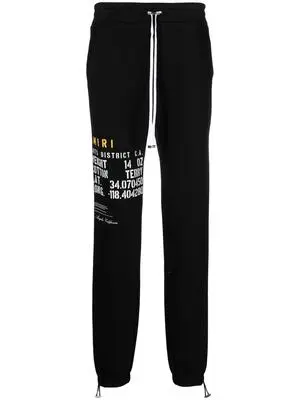 Amiri Jogger Sport Bottoms For Men