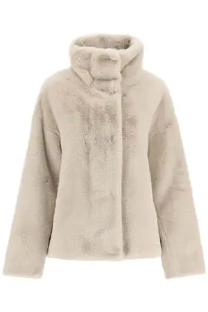 STAND STUDIO STAND STUDIO 'ZENDAYA' FAUX FUR JACKET - Grey