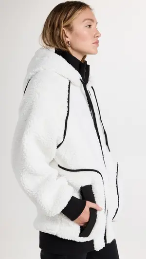 Moose Knuckles Holland Hooded Sherpa Jacket