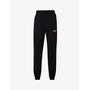 REPRESENT Owners' Club Text-print Relaxed-fit Cotton-jersey Jogging Bottoms - Black