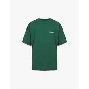 REPRESENT Owners' Club Graphic-print Relaxed-fit Cotton-jersey T-shirt L Racing Green