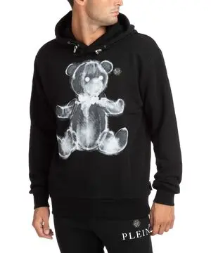 Philipp Plein Teddy Bear Cotton Hoodie