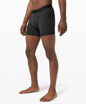 Lululemon Always In Motion Boxer 5" Heathered Core Black