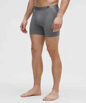 Lululemon Always In Motion Boxer 5" Heathered Solar Grey