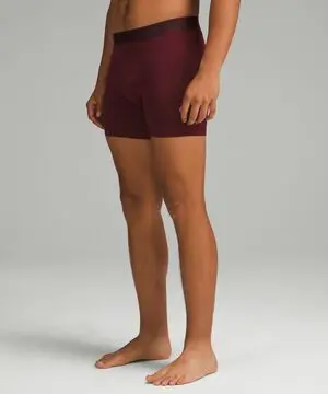Lululemon Always In Motion Boxer 5" Jumie Stripe Deep Luxe Garnet