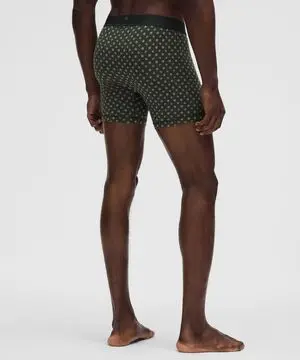 Lululemon Always In Motion Boxer 5 - Regular Zest Lemon Wash Rainforest Green