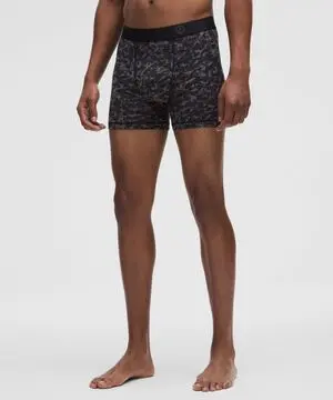 Lululemon Always In Motion Boxer 5" Thawed Camo Mini Wp Traverse Grey Graphite Grey Black