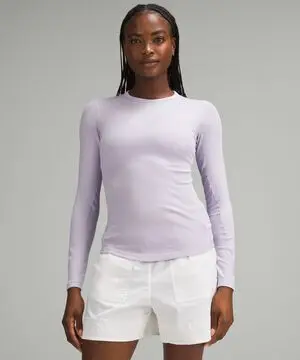 Lululemon Long-Sleeve Shirt Lilac Ether