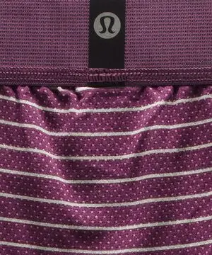 Lululemon Always In Motion Long Mesh Boxer 7 - Cyber Violet/heathered Core Medium Grey/pocket Stripe Jade Grey Grape Thistle