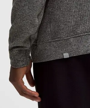 Lululemon Engineered Warmth Half Zip - Feather Grey/graphite Grey