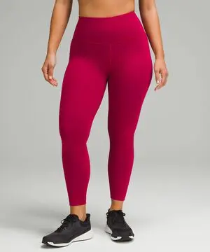 Lululemon Lululemon Wunder Train Contour Fit High-Rise Tight 25" Ruby Red
