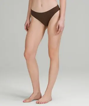 Lululemon Invisiwear Mid-rise Bikini Underwear - Java