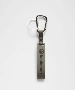Lululemon Silicone Keychain Army Green/dark Olive