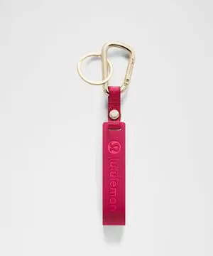 Lululemon Silicone Keychain Berry Rumble/jewelled Magenta