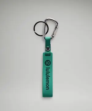 Lululemon Silicone Keychain Cascadia Green/legacy Green