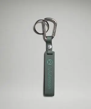 Lululemon Silicone Keychain Dark Forest/medium Forest