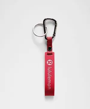 Lululemon Silicone Keychain Desert Red/pink Haze