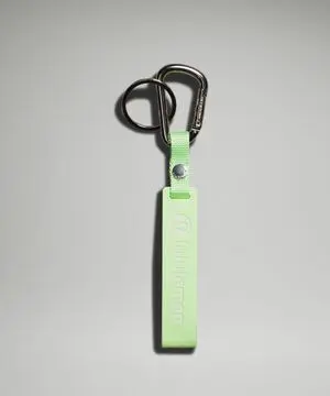 Lululemon Silicone Keychain Faded Zap/silver